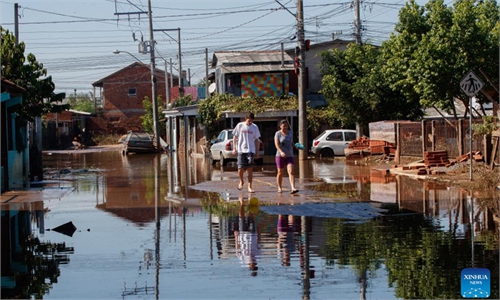Aftermath of flood in state of Rio Grande do Sul, Brazil - Global Times