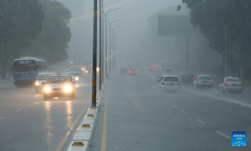 Heavy rains hit Yangon, Myanmar - Global Times
