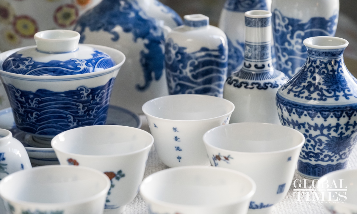 Porcelain-making artist dedicated in ceramics for decades - Global Times