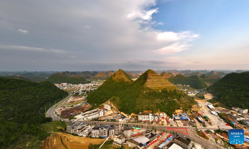 Scenery of pyramid-shaped hills in Guizhou, SW China - Global Times