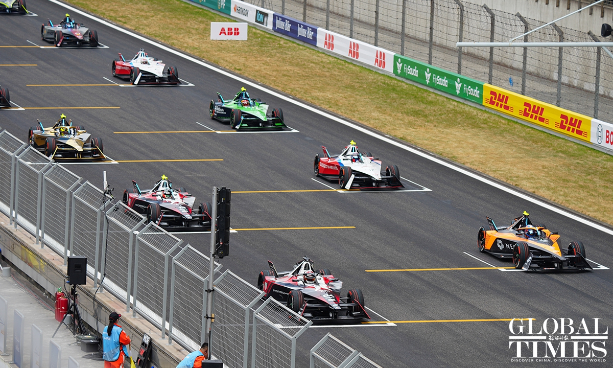 ABB FIA Shanghai Formula E World Championship land in Shanghai for the ...