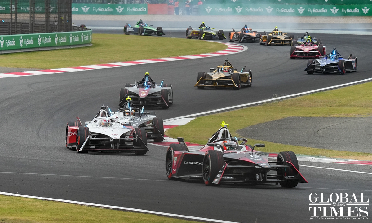 ABB FIA Shanghai Formula E World Championship land in Shanghai for the ...
