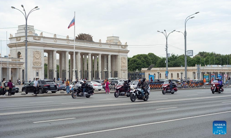Moscow's motorcycle season officially opens with parade - Global Times