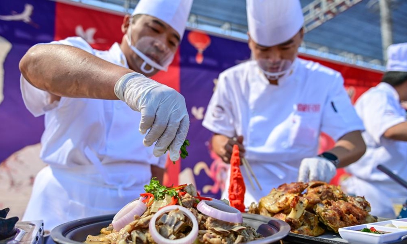 Lamb cooking contest held in Yumin County, China's Xinjiang - Global Times