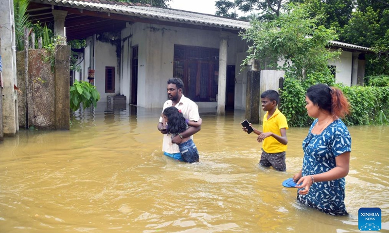 12 killed, over 87,000 affected by floods in Sri Lanka - Global Times