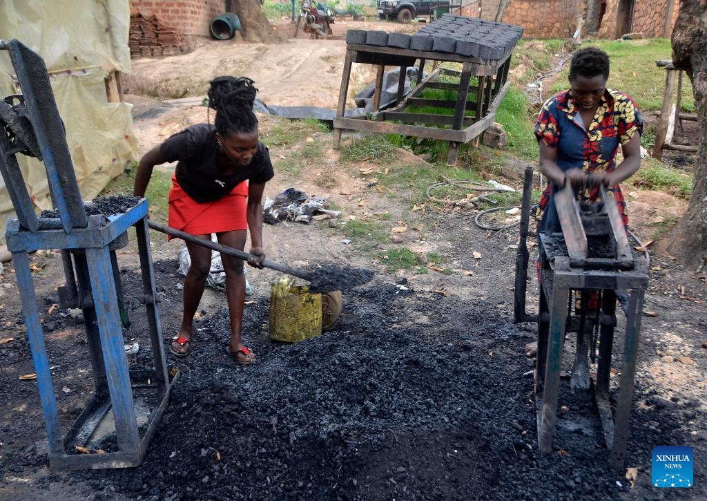 Ugandan women turn agricultural waste into biofuel to save trees ...