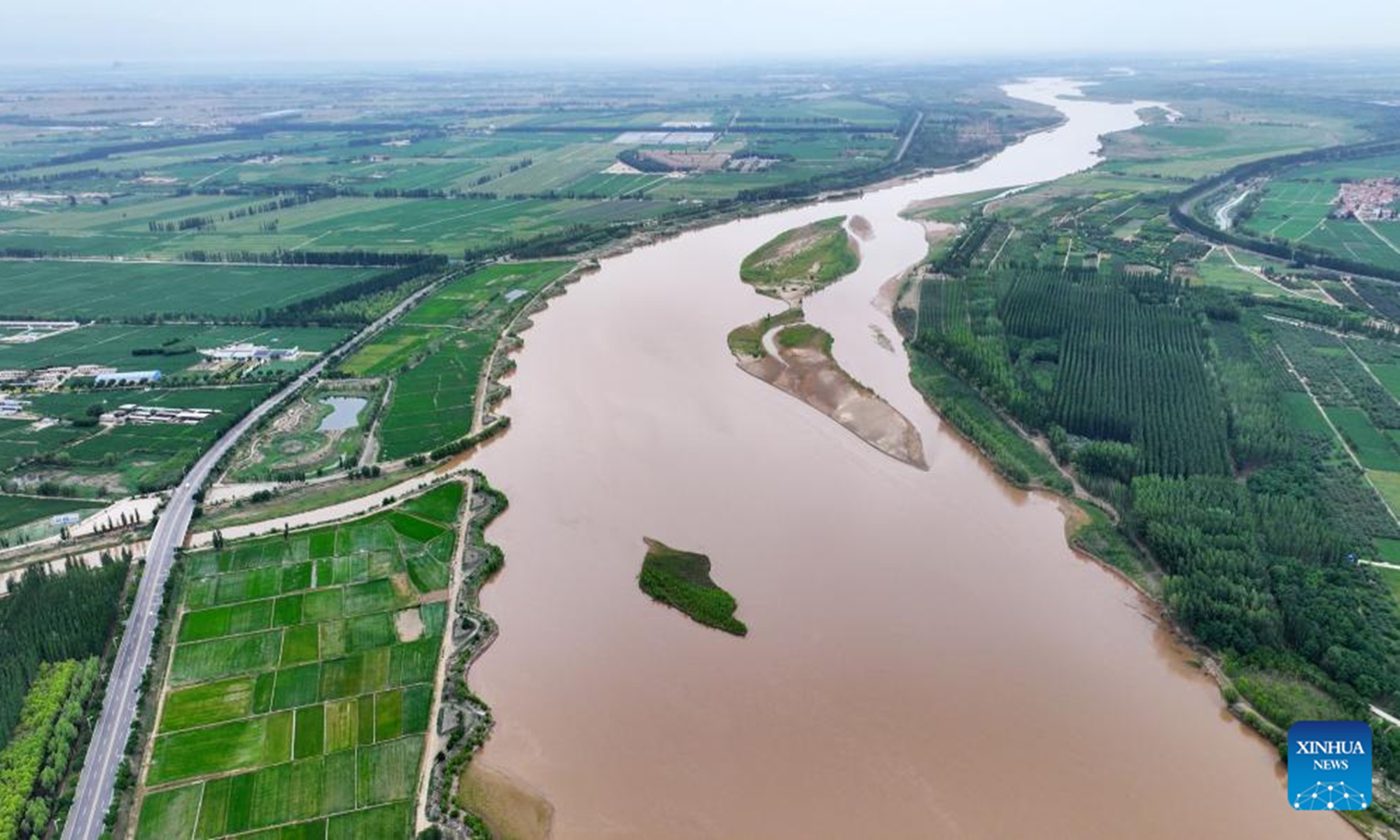 Scenery of Yellow River in Ningxia, NW China - Global Times