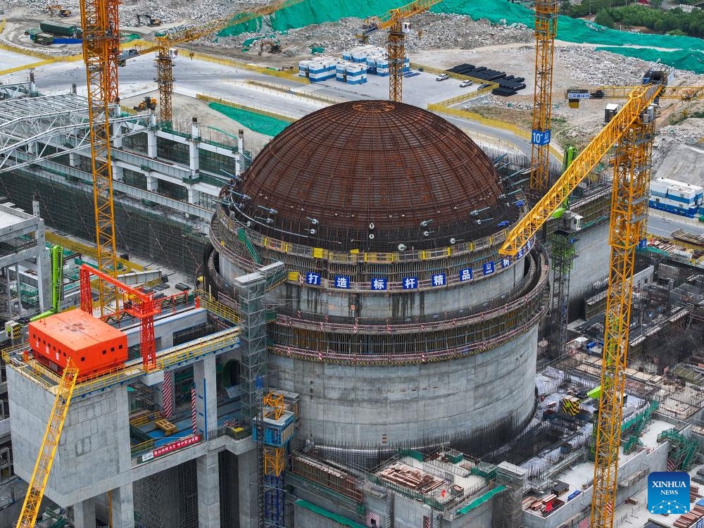 Construction of Tianwan Nuclear Power Station Unit 8, Unit 7 goes ...