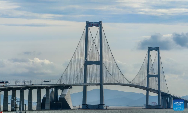 China's latest mega cross-sea link opens to traffic - Global Times