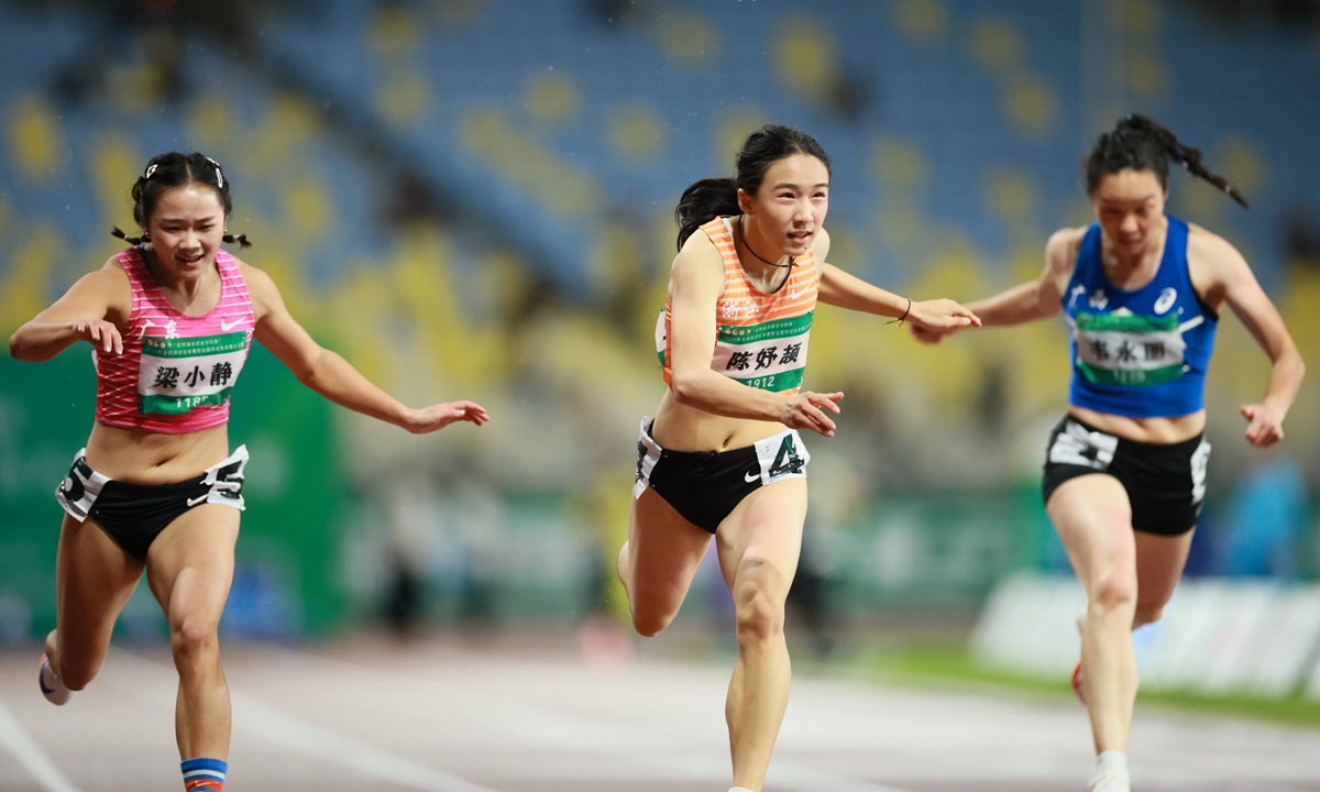 Young stars claim national titles with new 100m records - Global Times