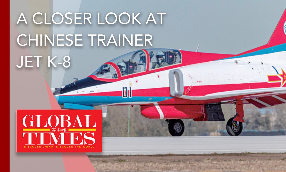 A closer look at Chinese trainer jet K-8 - Global Times