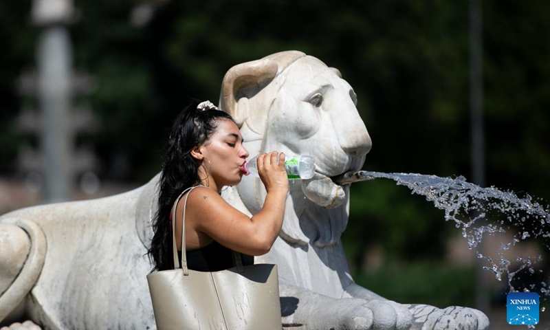 Heatwave hits Rome, Italy - Global Times