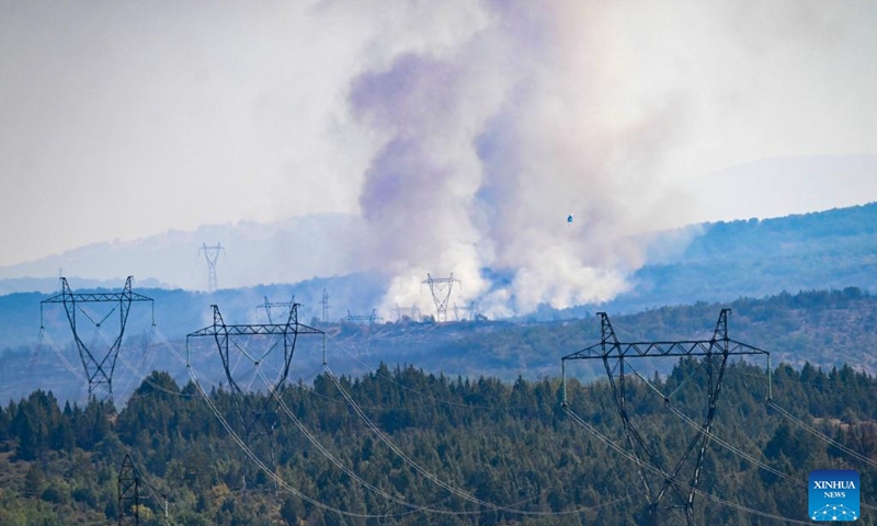 Fire-hit Serta mountain near Negotino, North Macedonia - Global Times