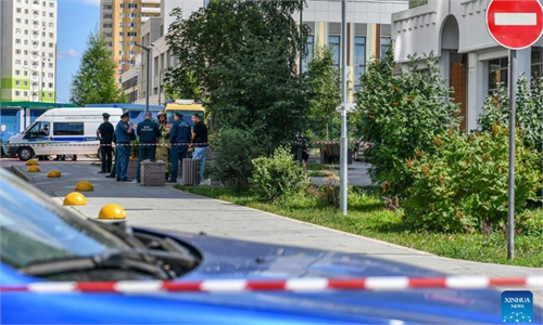 2 injured in car explosion in Moscow - Global Times