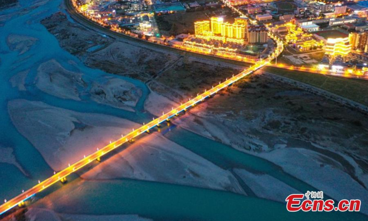 Picturesque night scenery of Nyingchi in Xizang - Global Times