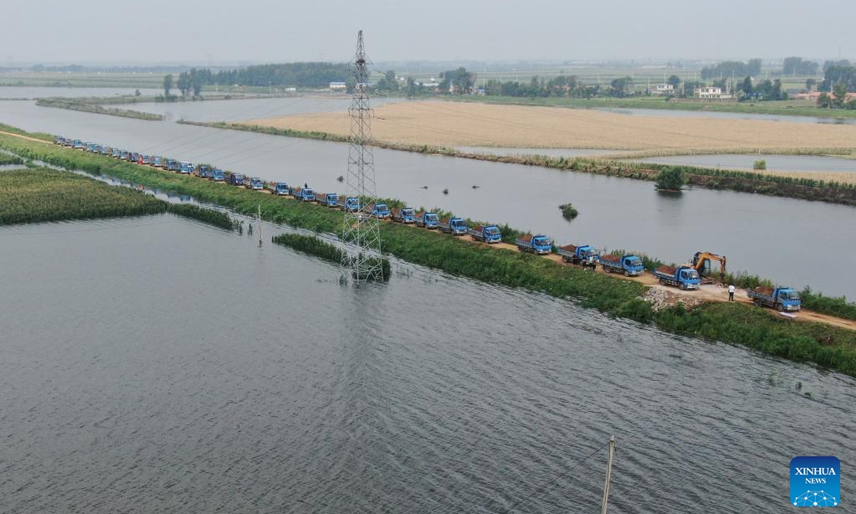 Dike breach sealed in China's Liaoning - Global Times