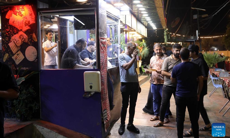 People enjoy nightlife in Baghdad, Iraq - Global Times