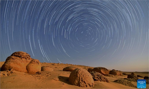 View of starry night over desert in Egypt - Global Times