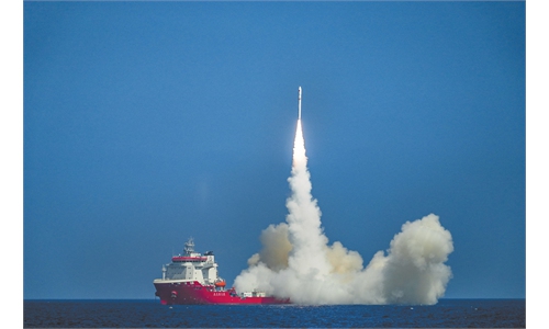 Satellites launched from sea - Global Times