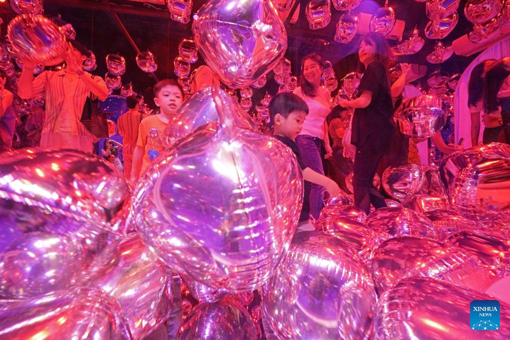 "Bubble Planet!" exhibition held at Singapore Expo - Global Times