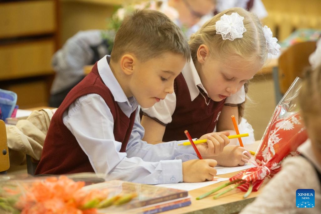 Middle, primary schools in Russia start new semesters - Global Times