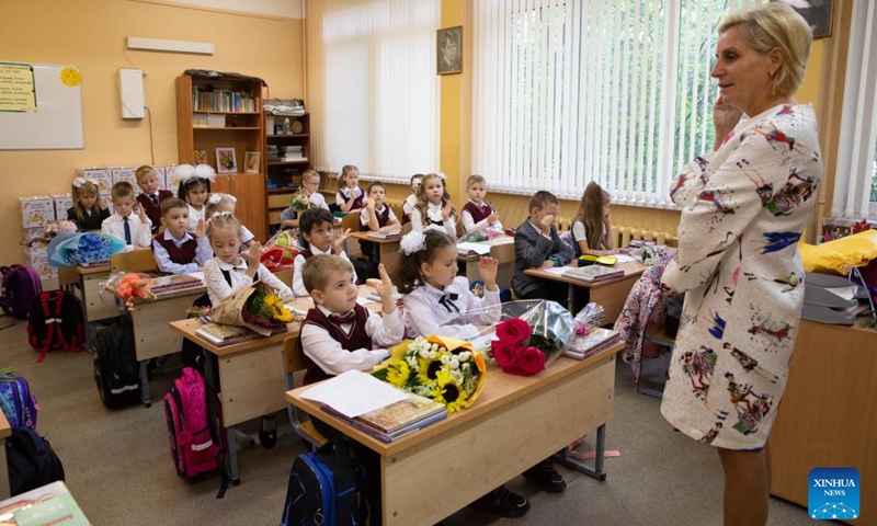 Middle, primary schools in Russia start new semesters - Global Times