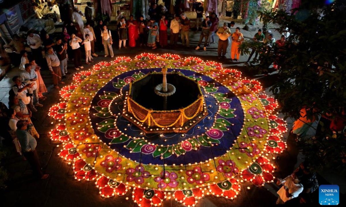 Hindu festival of lights celebrated in Bhopal, India - Global Times