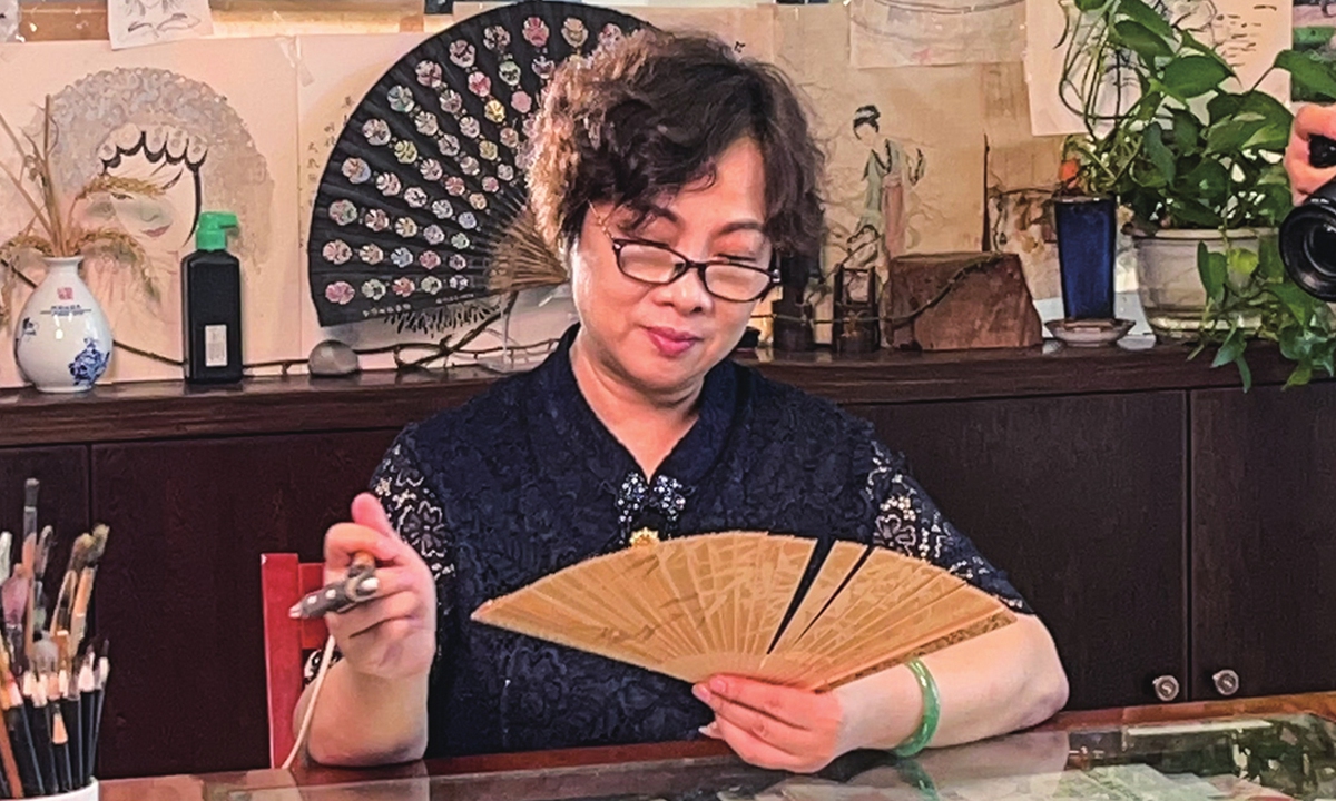Wangxingji fan-making techniques show the zing of ICH - Global Times