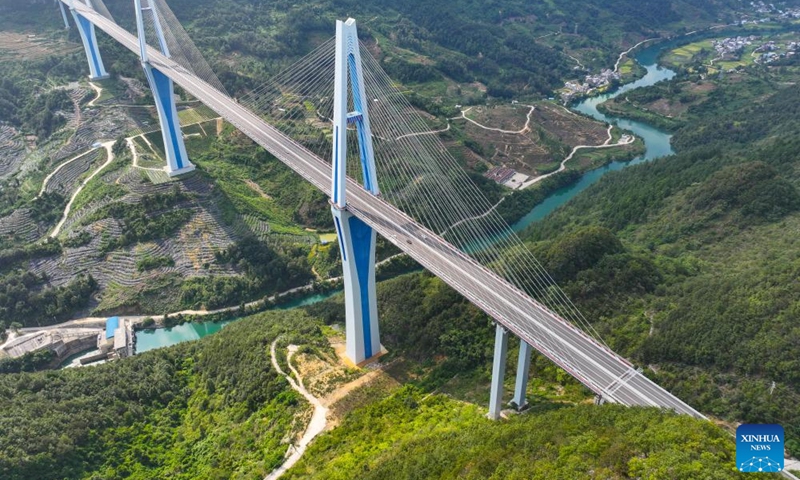 Gigantic bridges in China's Guizhou - Global Times