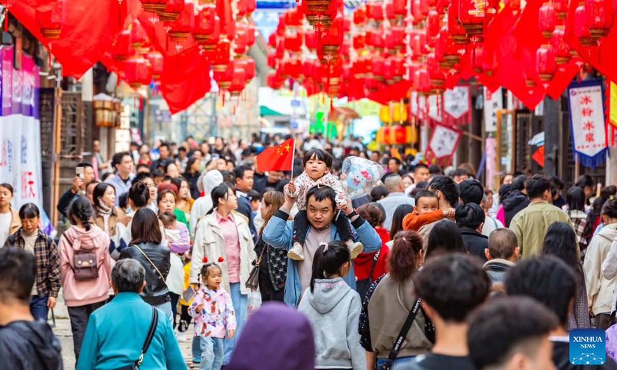 China’s Golden Week holidays record 765m domestic trips - Global Times