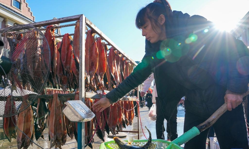 Dongji fish market in Fuyuan City, NE China's Heilongjiang - Global Times