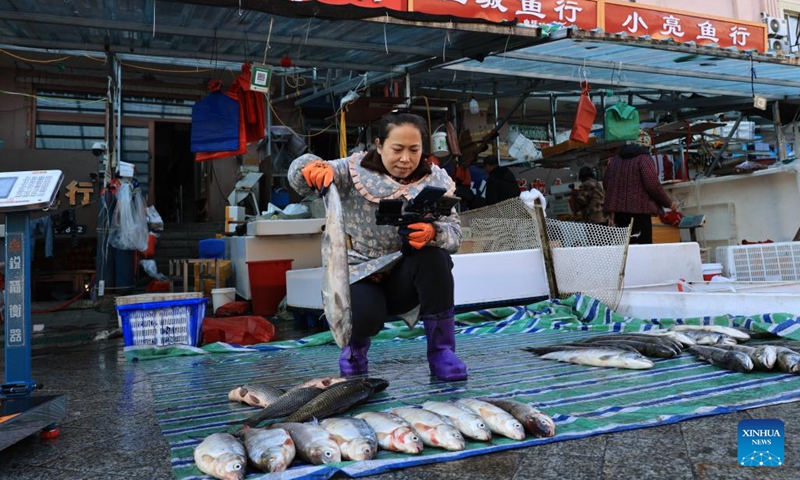 Dongji fish market in Fuyuan City, NE China's Heilongjiang - Global Times