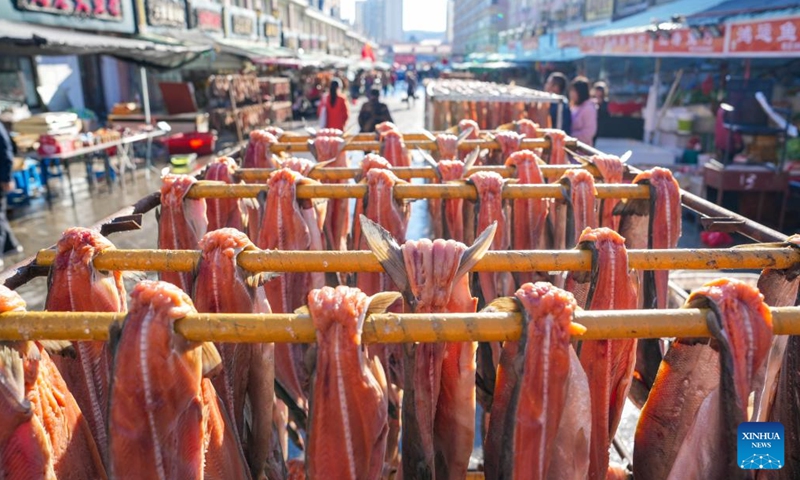 Dongji fish market in Fuyuan City, NE China's Heilongjiang - Global Times