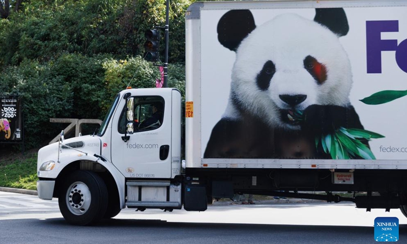 Two giant pandas from China arrive in Washington, D.C. - Global Times