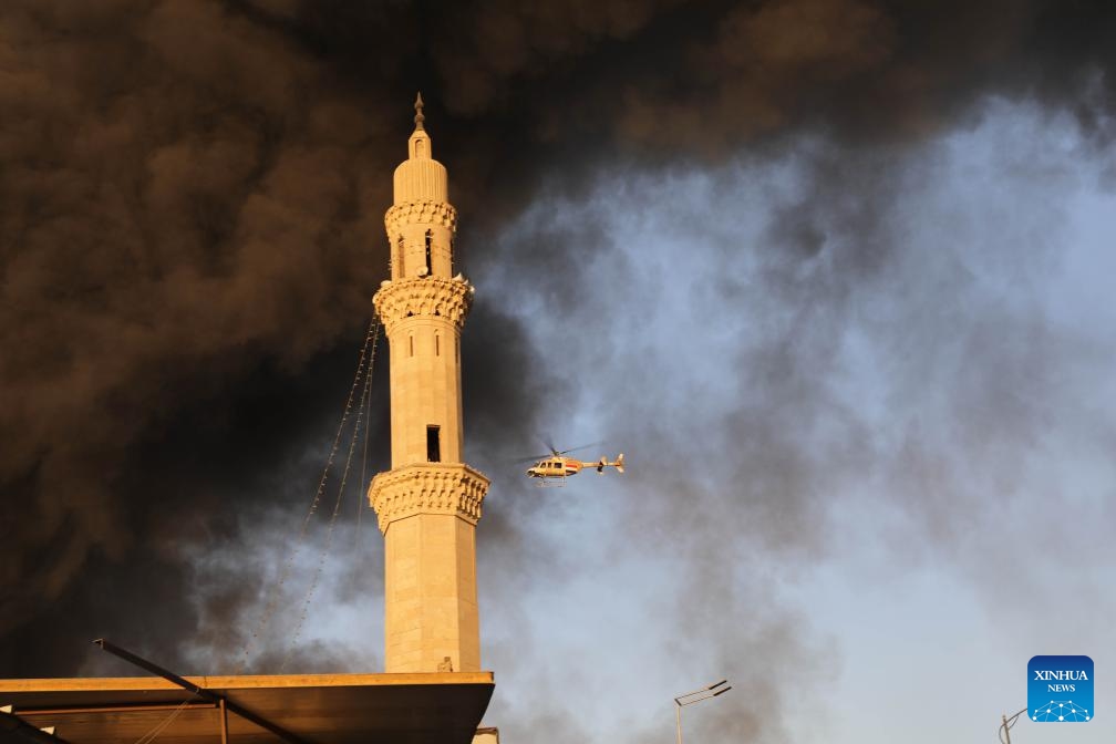 Fire breaks out at warehouse in Baghdad, Iraq - Global Times