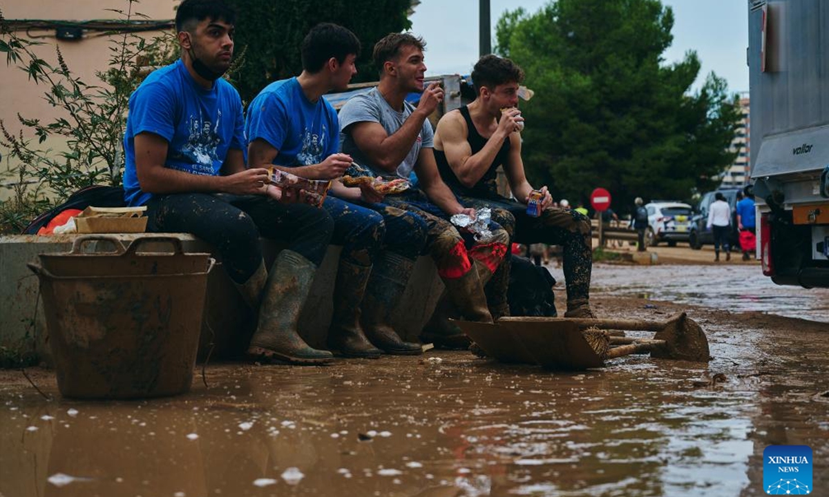 Aftermath of floods in Valencia, Spain - Global Times