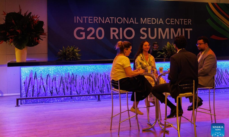Int'l Media Center for 19th G20 Summit in Rio de Janeiro - Global Times