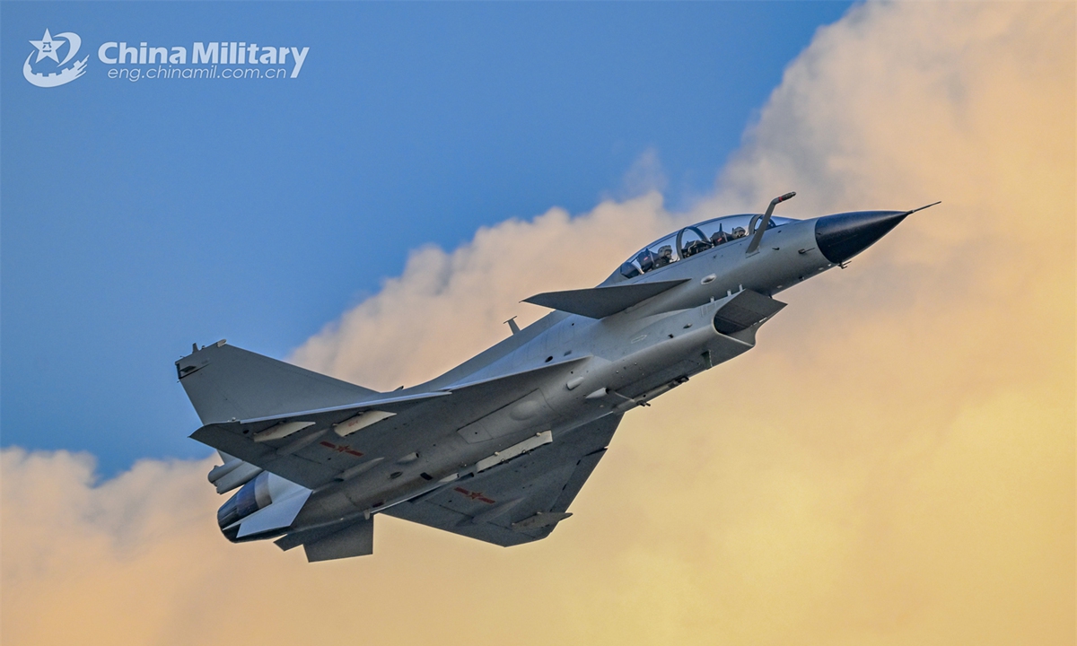 J-10 multi-role fighter jets participate in flight training - Global Times