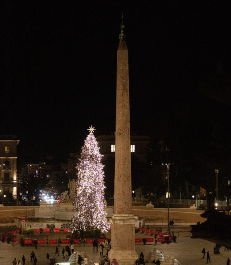 Festive decorations seen in Rome - Global Times