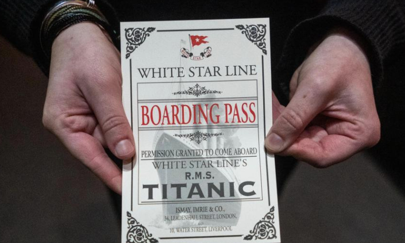 Titanic artifact exhibition held in Boston - Global Times