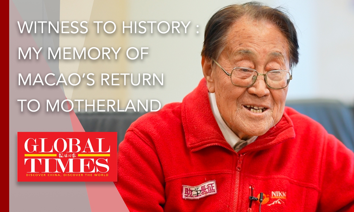 Witness to history: My memory of Macao’s return to Motherland - Global ...