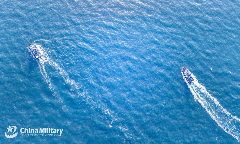 Minesweeper Changyi in maritime training - Global Times