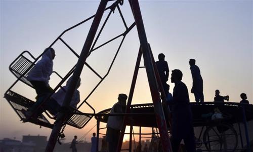 View of sunset in northwest Pakistan's Peshawar - Global Times