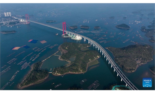 Longest cross-sea bridge in China's Guangxi opens to traffic - Global Times