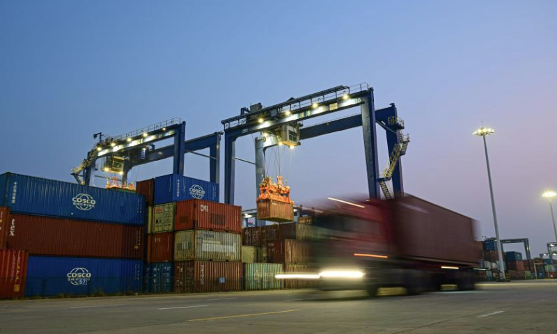 Annual container throughput of Yangpu port in Hainan up 9.2% year-on ...
