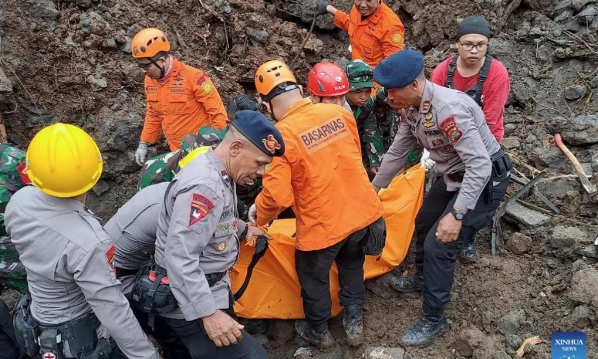 5 killed in landslide in Bali - Global Times