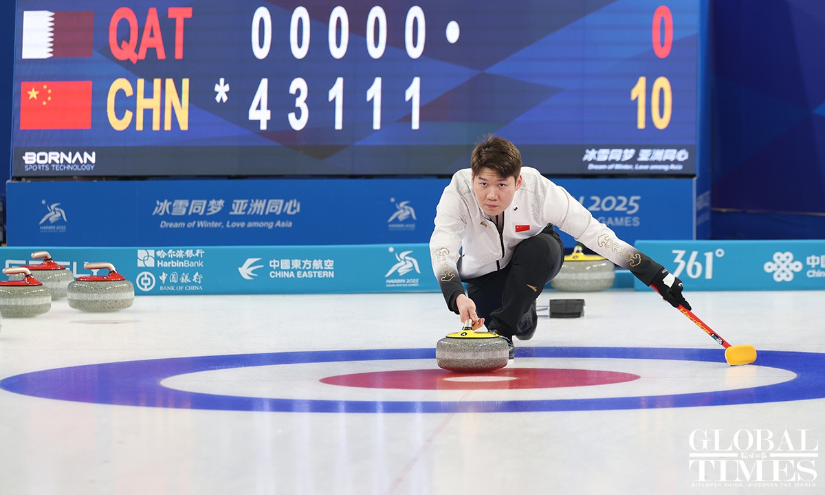 China's curling team advances to mixed doubles semis with 10-1 victory ...