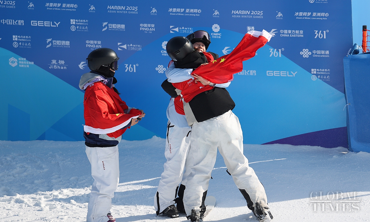 Liu Mengting claims gold in women's freestyle skiing slopestyle at ...
