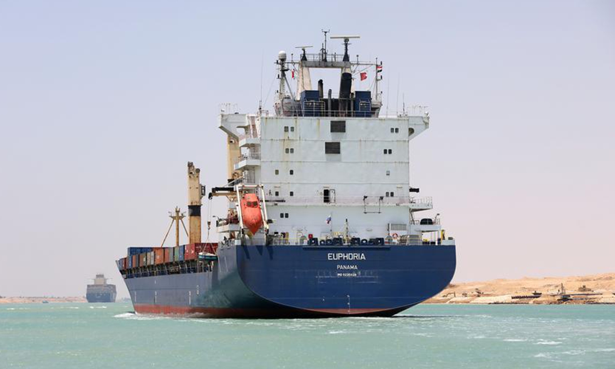 47 ships reroute to Suez Canal since Feb.: canal chief - Global Times