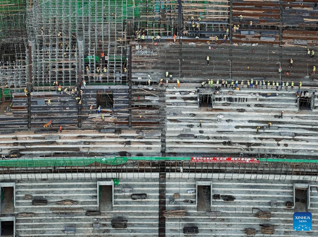 Chinese-built Talanta Sports City under construction in Nairobi, Kenya ...